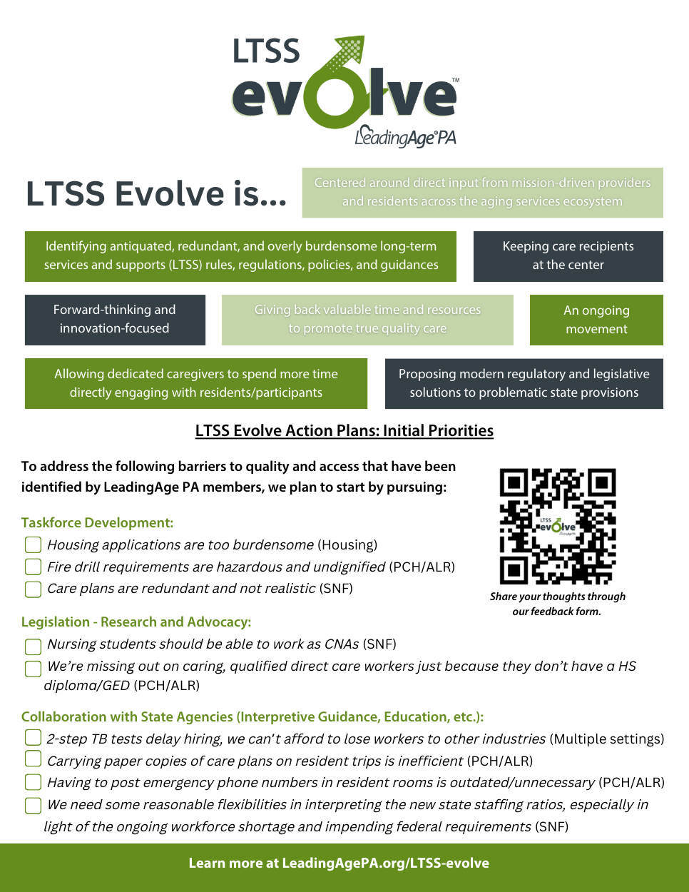 LTSS Evolve | LeadingAge PA